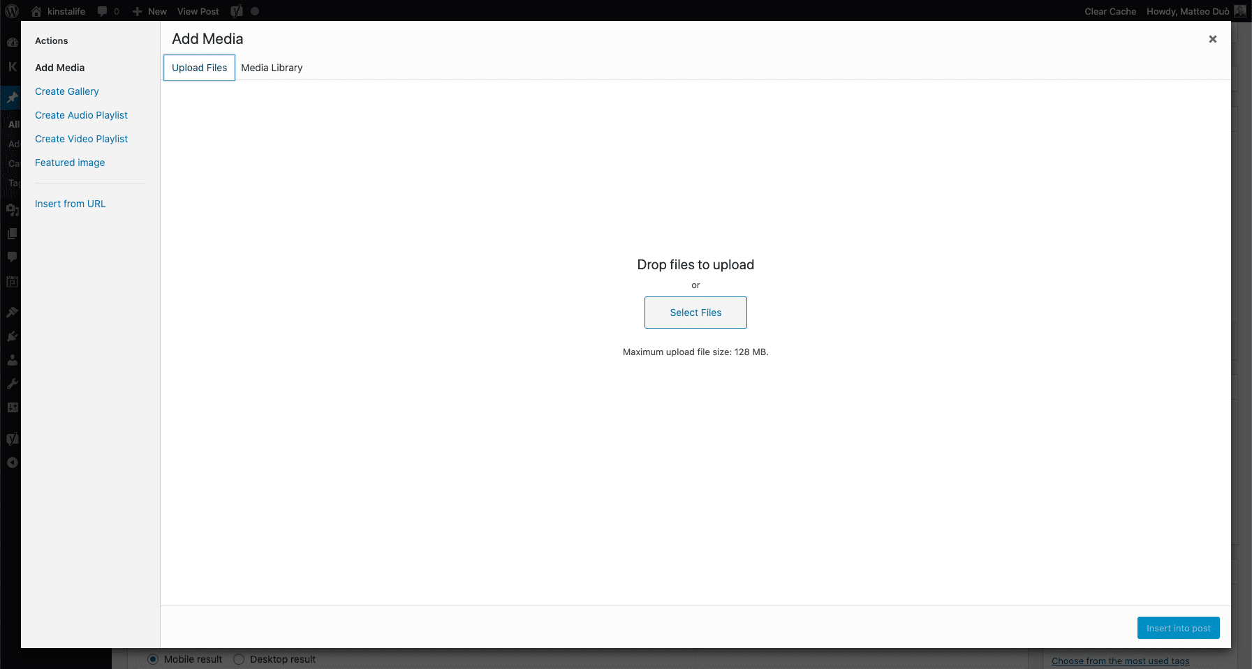 Upload files wordpress media library 1 Cursus WordPress upload-files-wordpress-media-library-1-cursus-wordpress